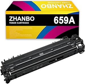 Amazon.com: ZHANBO 659A Black Toner Cartridge Replacement for hp W2010A ...