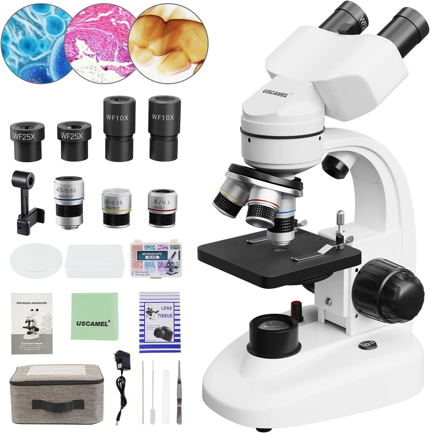 Swift SW350T 40X-2500X Magnification, Siedentopf Head, Research-Grade ...