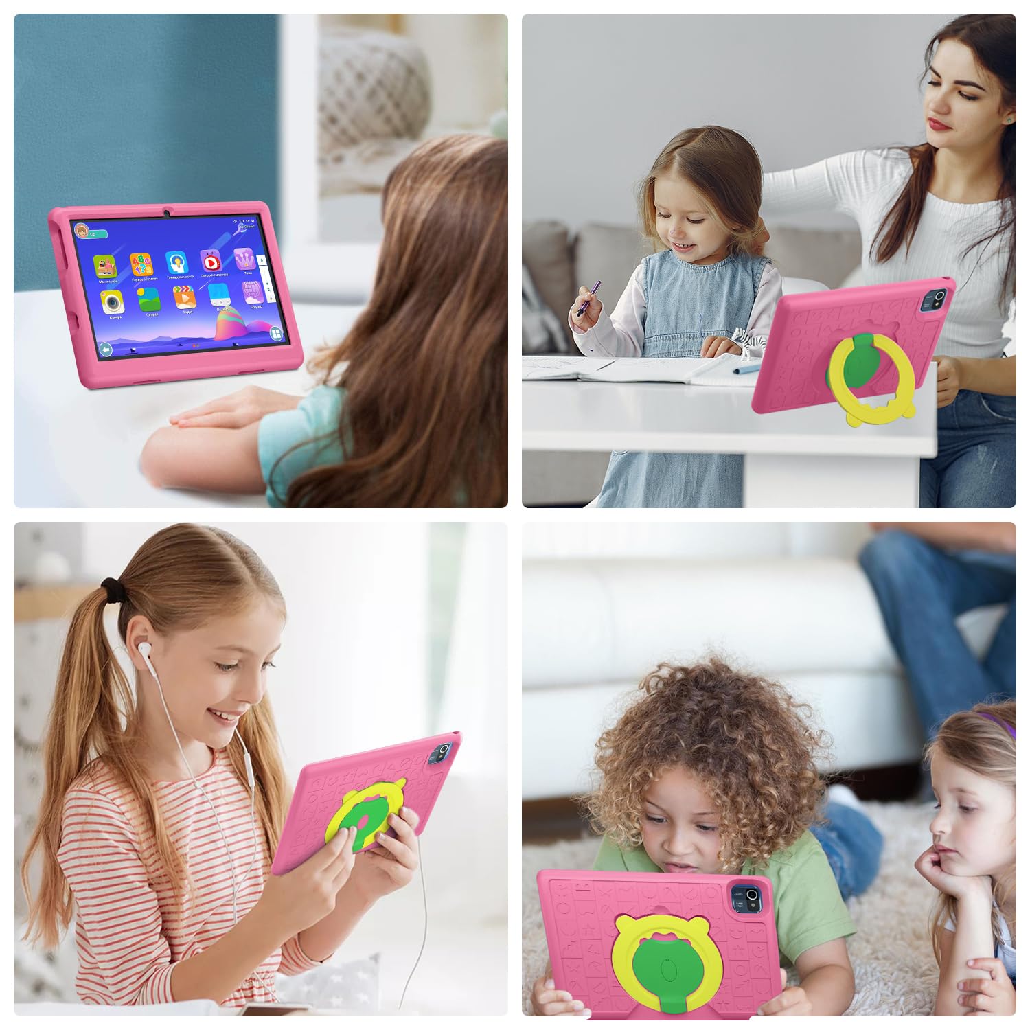 Snapklik.com : Tablet For Kids 10" Android 12 Kids Tablet