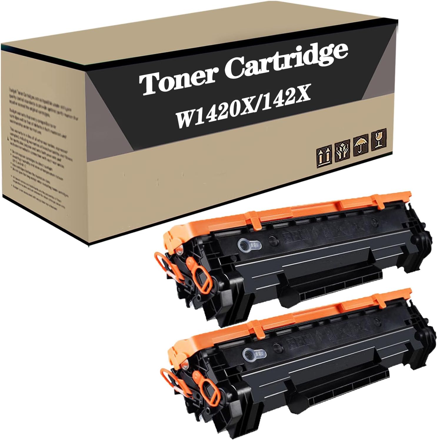 Amazon.com: W1420X 142X Black Toner Cartridge (New Chip) Replacement ...
