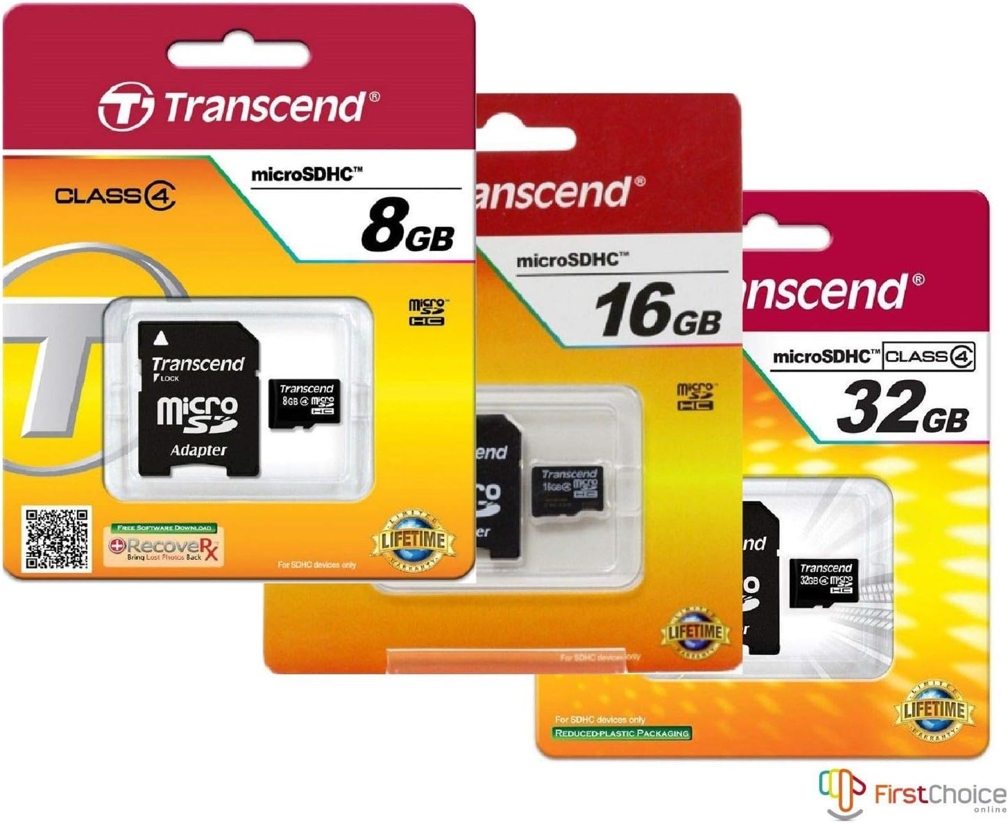 Amazon | Transcend microSDHCカード 8GB Class4 TS8GUSDHC4 | トランセンドジャパン ...