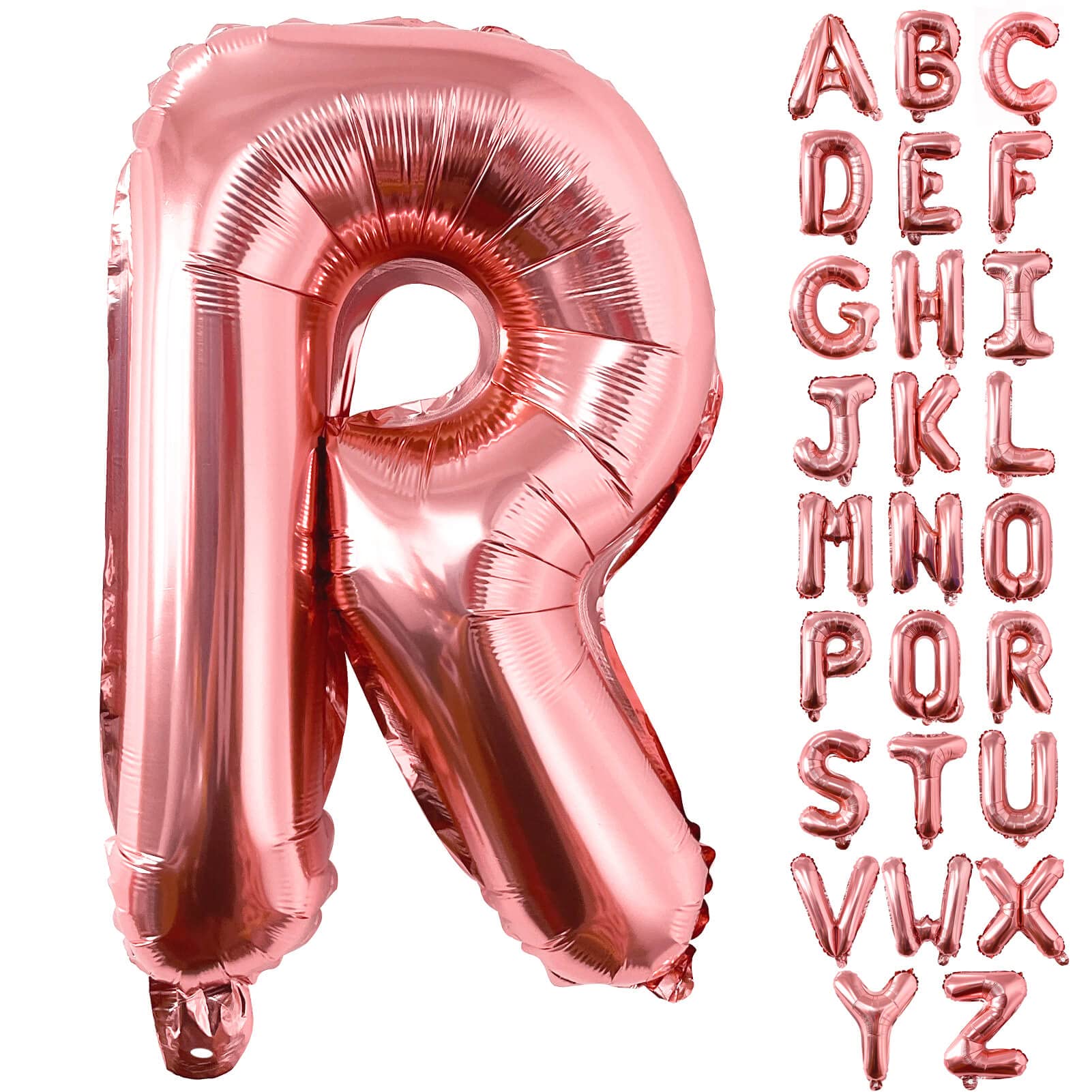 Amazon.com: Lovoir 40 Inch Large Rose Gold Letter R Balloons Big Size ...