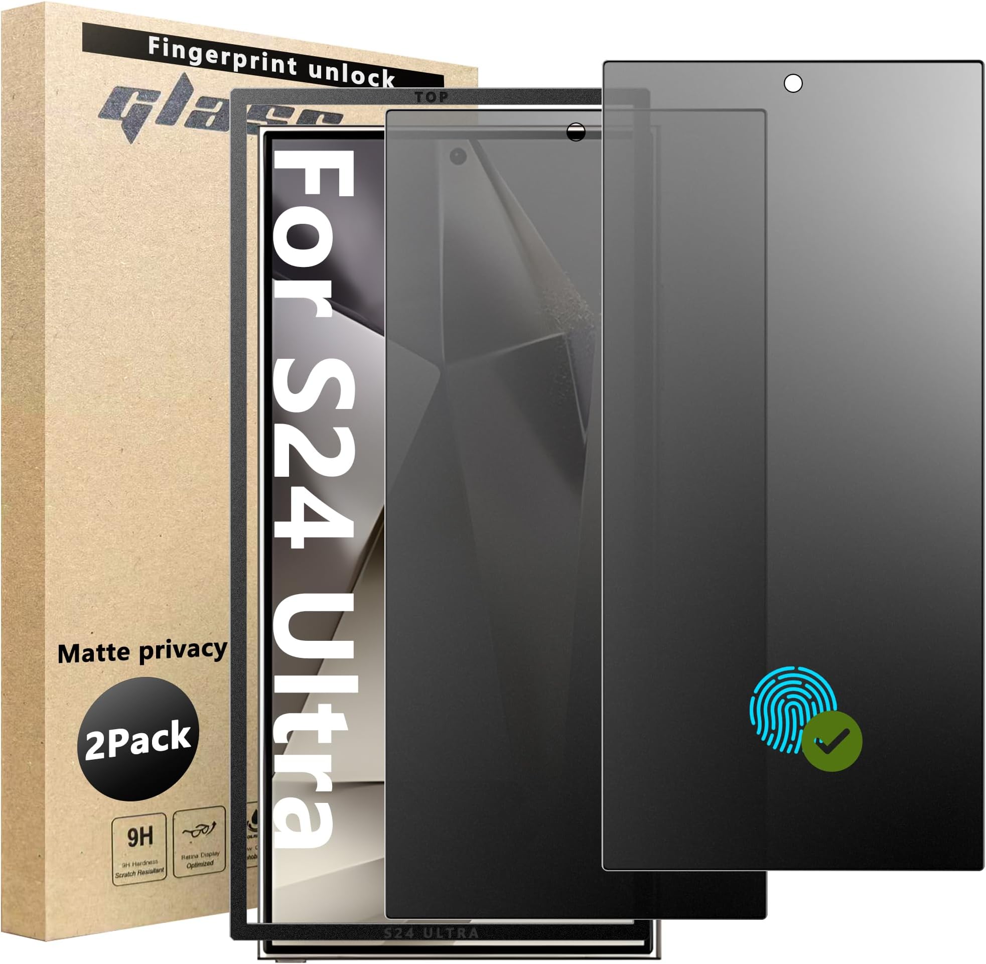 Amazon.com: SHANG PIN JIA 2 Pack Matte Privacy Screen Protector for ...