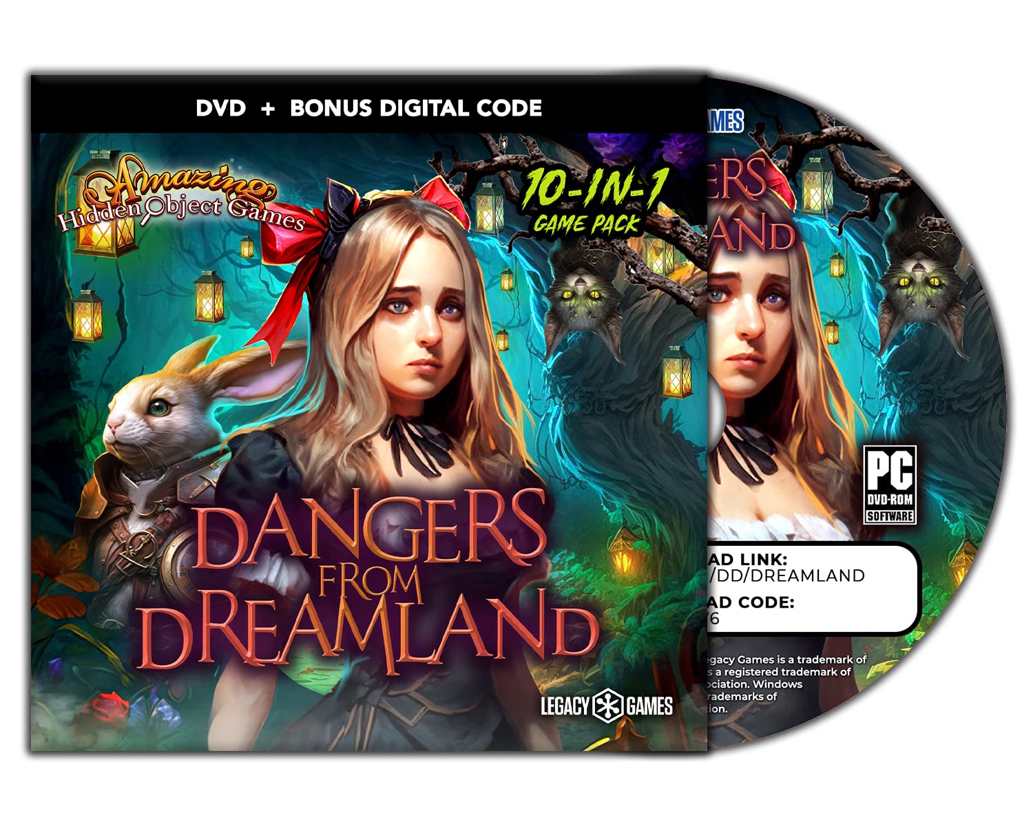 Snapklik.com : Horror Hidden Object Games For PC: Dangers From Dreamland, 10 Game DVD Pack ...