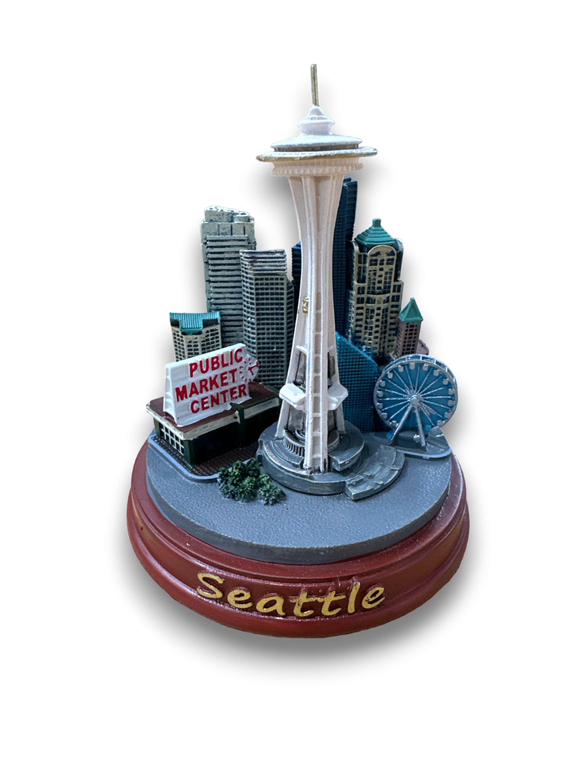Amazon.com: Space Needle Officially Licensed Resin Statues (3.5 ...