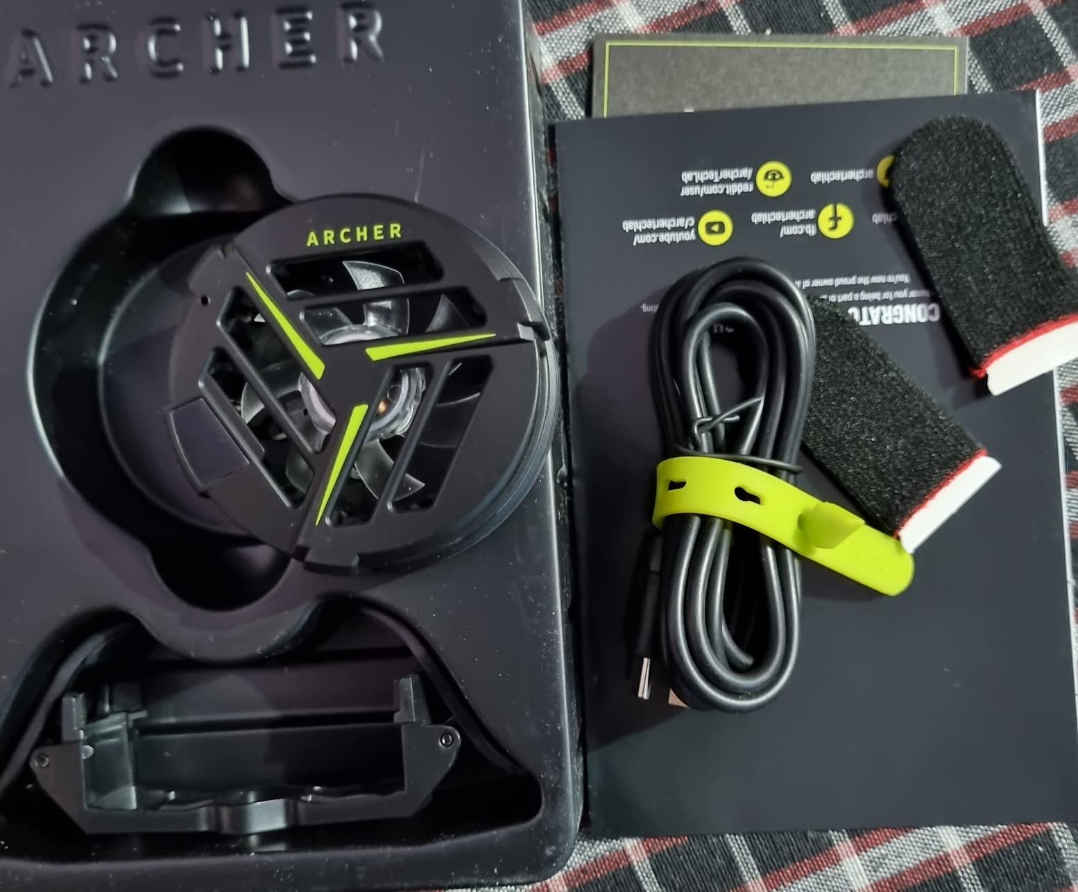 Archer Tech Lab Typhon Pro Dual Mode Phone Cooler for Instant Cooling ...