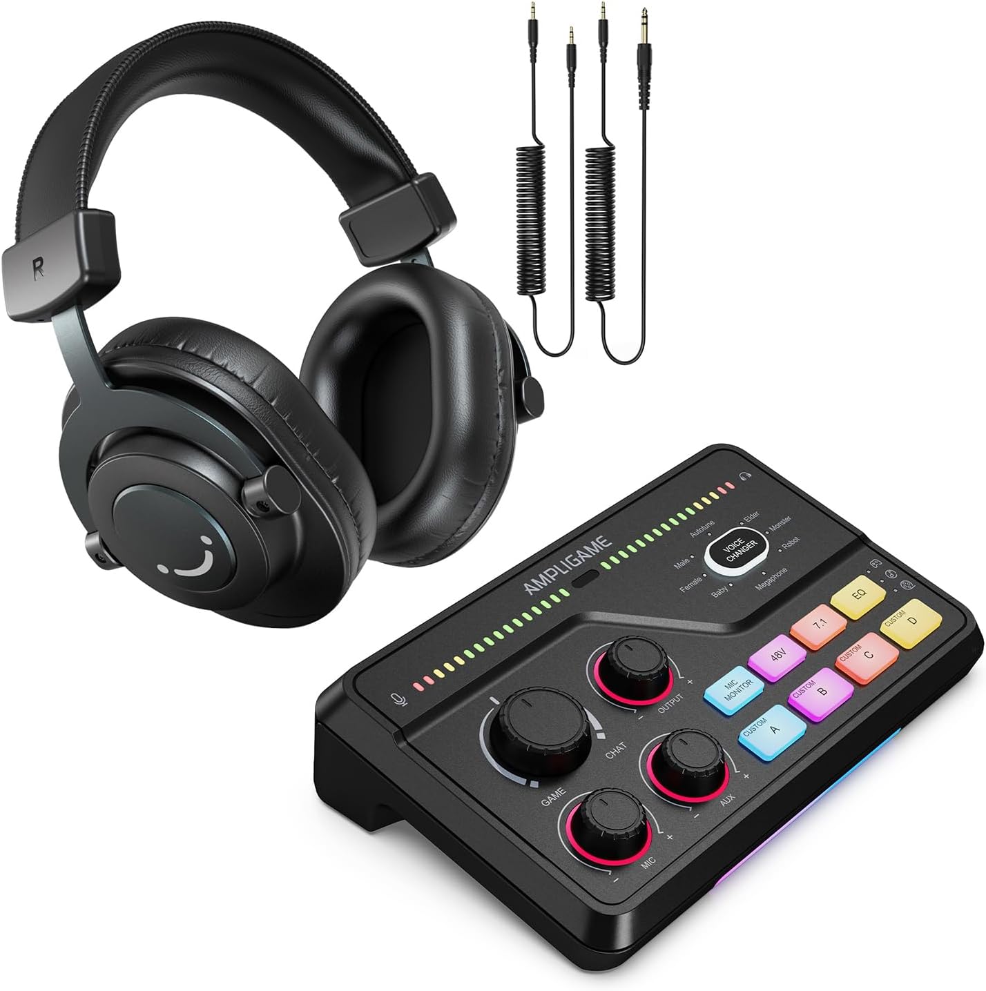 Amazon.com: FIFINE Audio Mixer with Studio Monitor Headphone Bundle ...