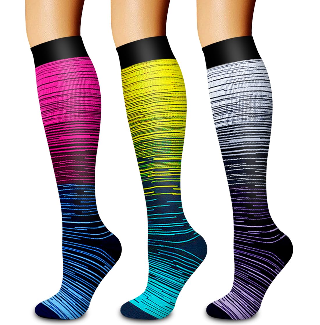 Snapklik.com : Laite Hebe 3 Pack Compression Sock-Compression Sock For ...