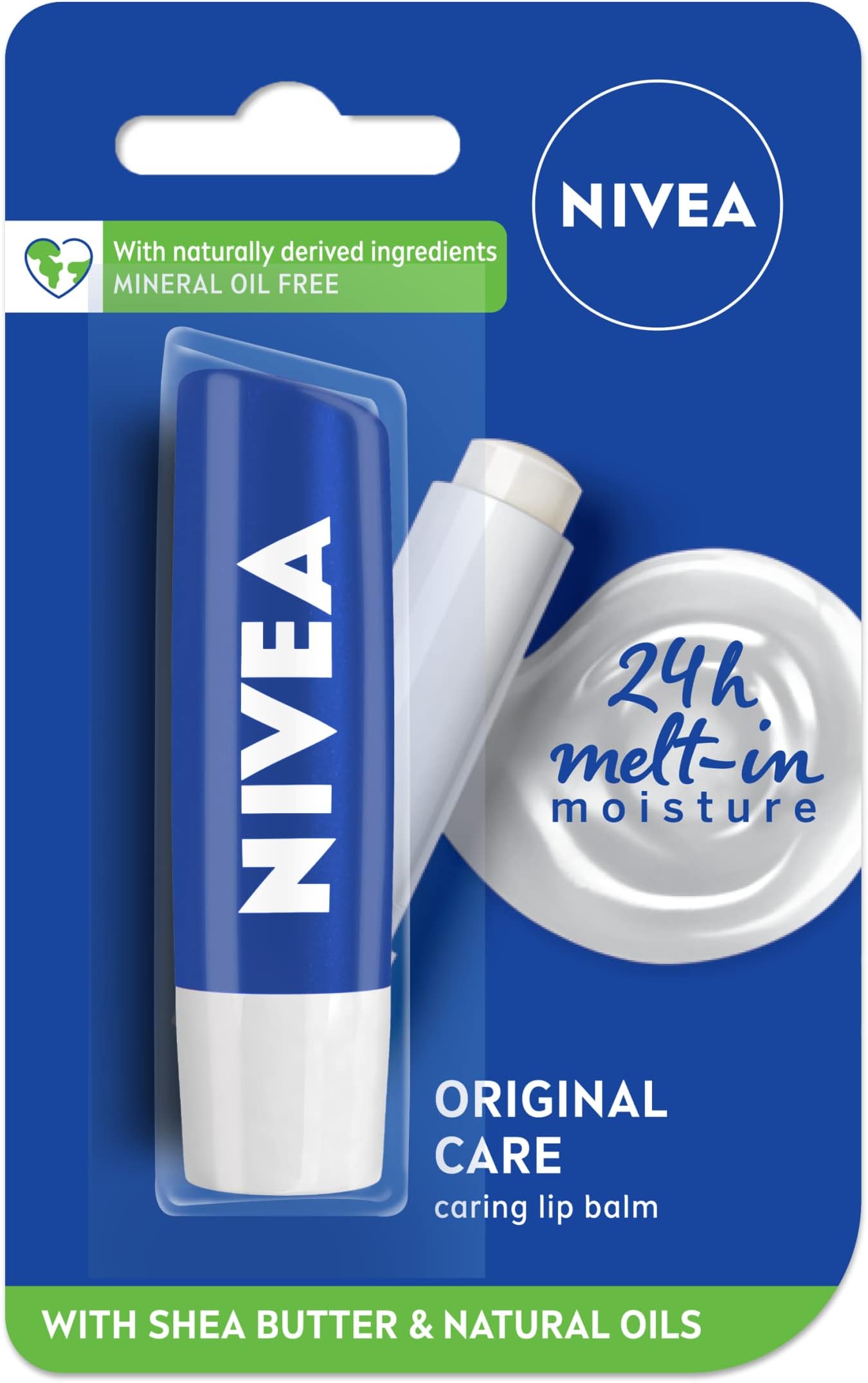 Amazon.com : Nivea Original Moisture Lip Balm Dual Pack : Beauty ...