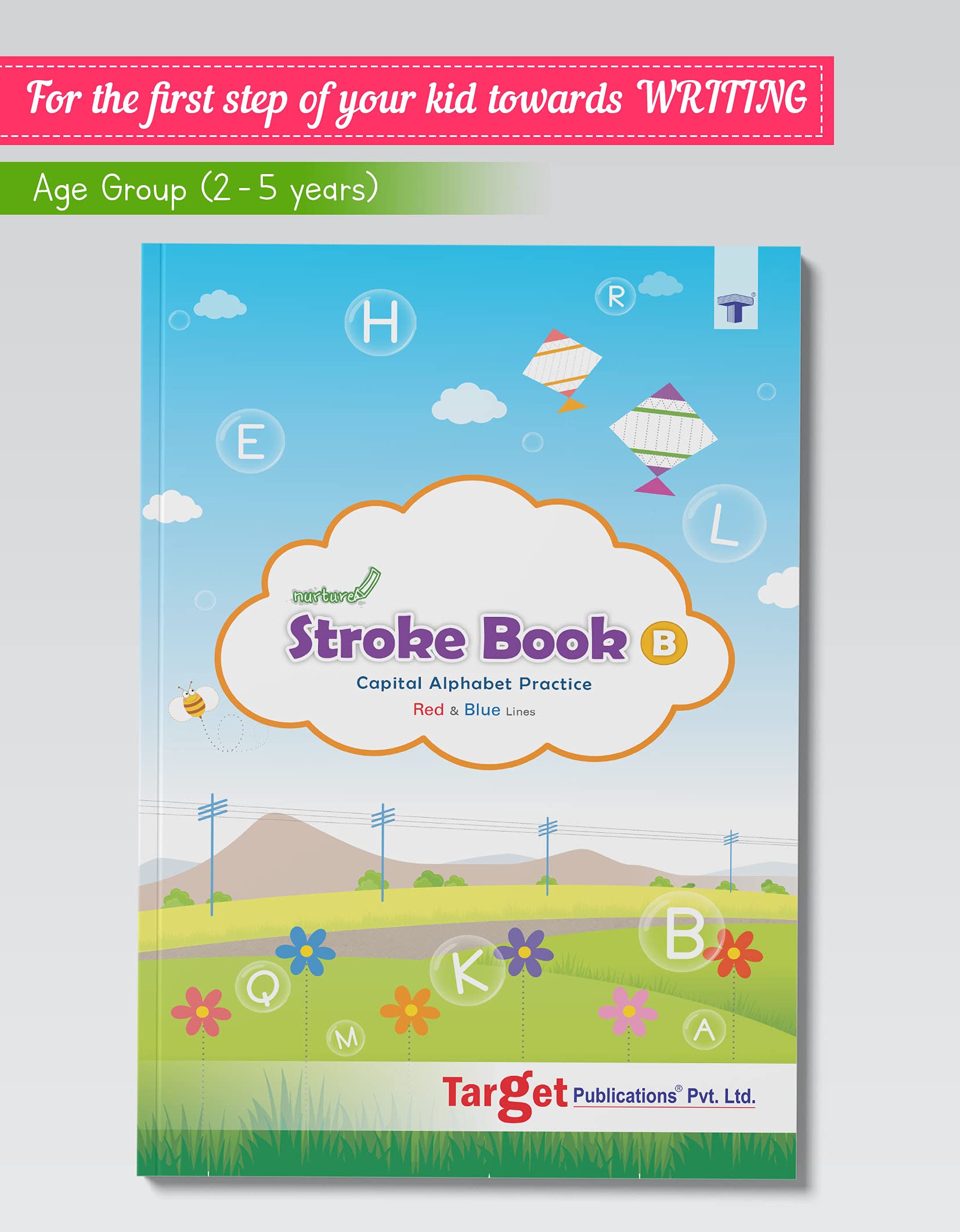 Buy Nurture Stroke Book - B | Practice Pattern Writing Book | Learn to ...