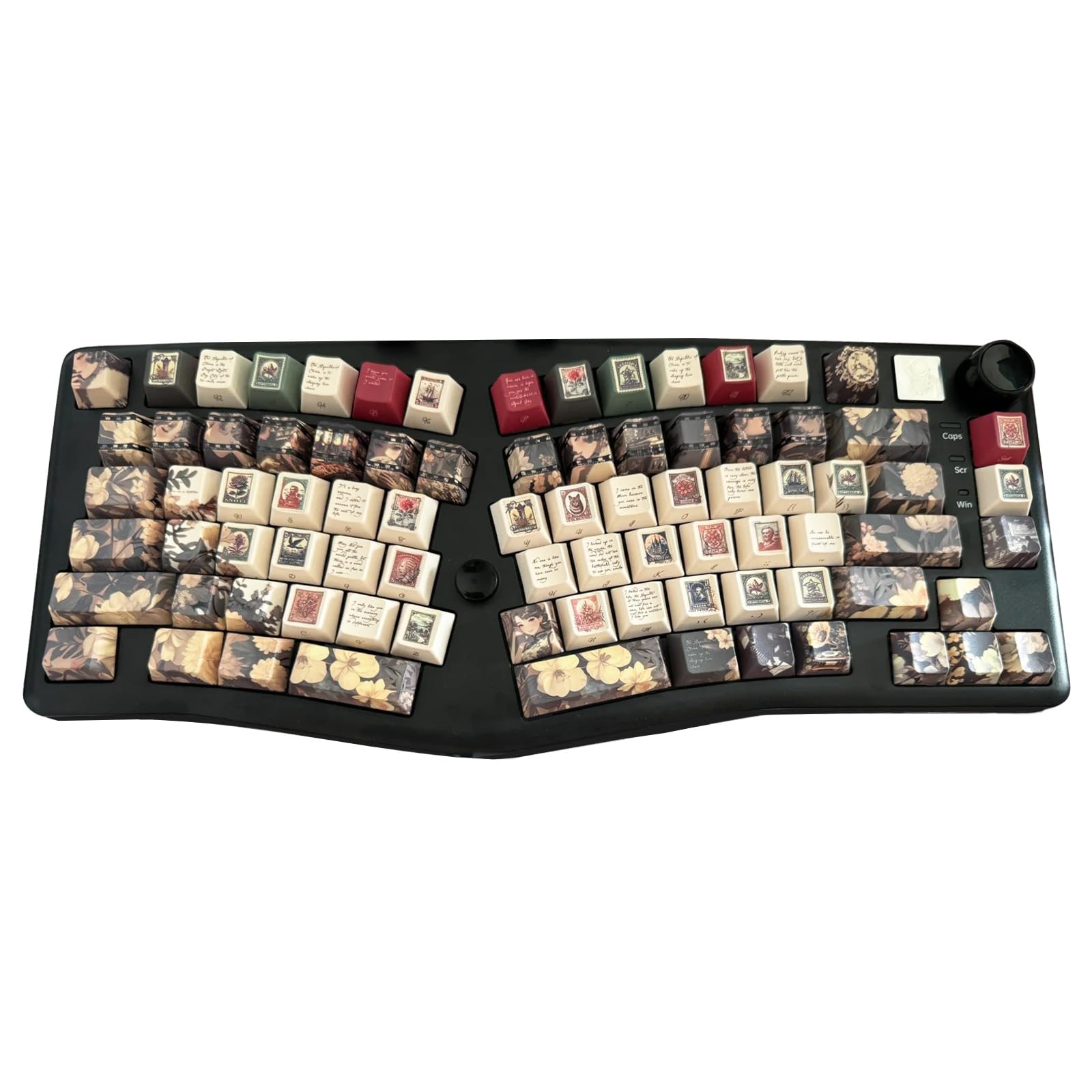 Amazon.com: JSJT Side Printed Keycaps-Vintage Keycaps,PBT Keycaps 145 ...