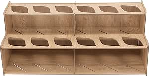 Mezzo Artist Paint and Brush Rack - Wood Grain Laminate Multi Layer ...