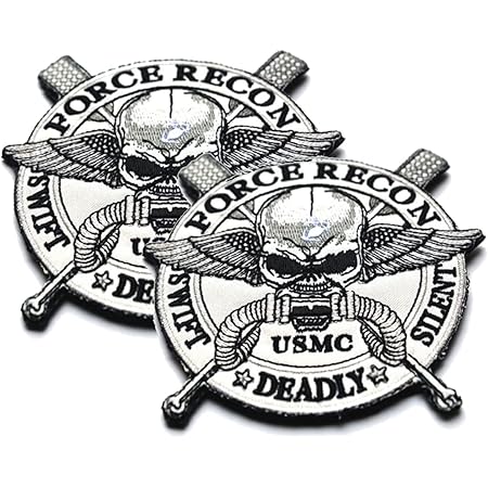 Amazon.com: 2 PCS AliPlus America Marine Corps Patches USMC Patches ...