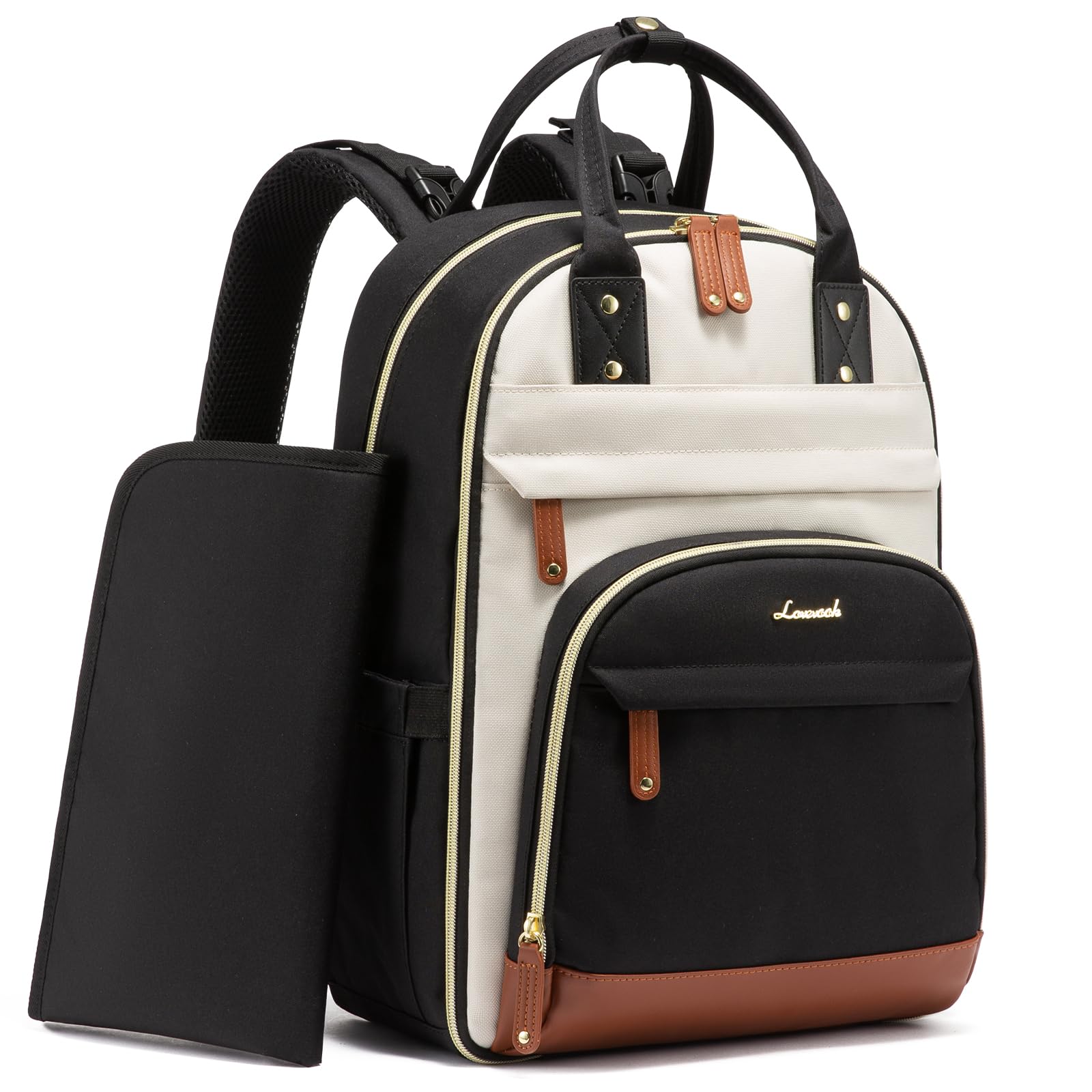 Amazon.com: LOVEVOOK Diaper Bag Backpack, Baby Bag with Changing Pad ...