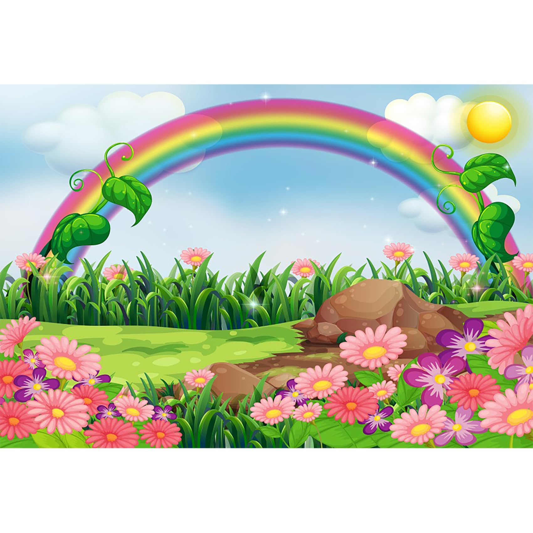 Animated Garden Background