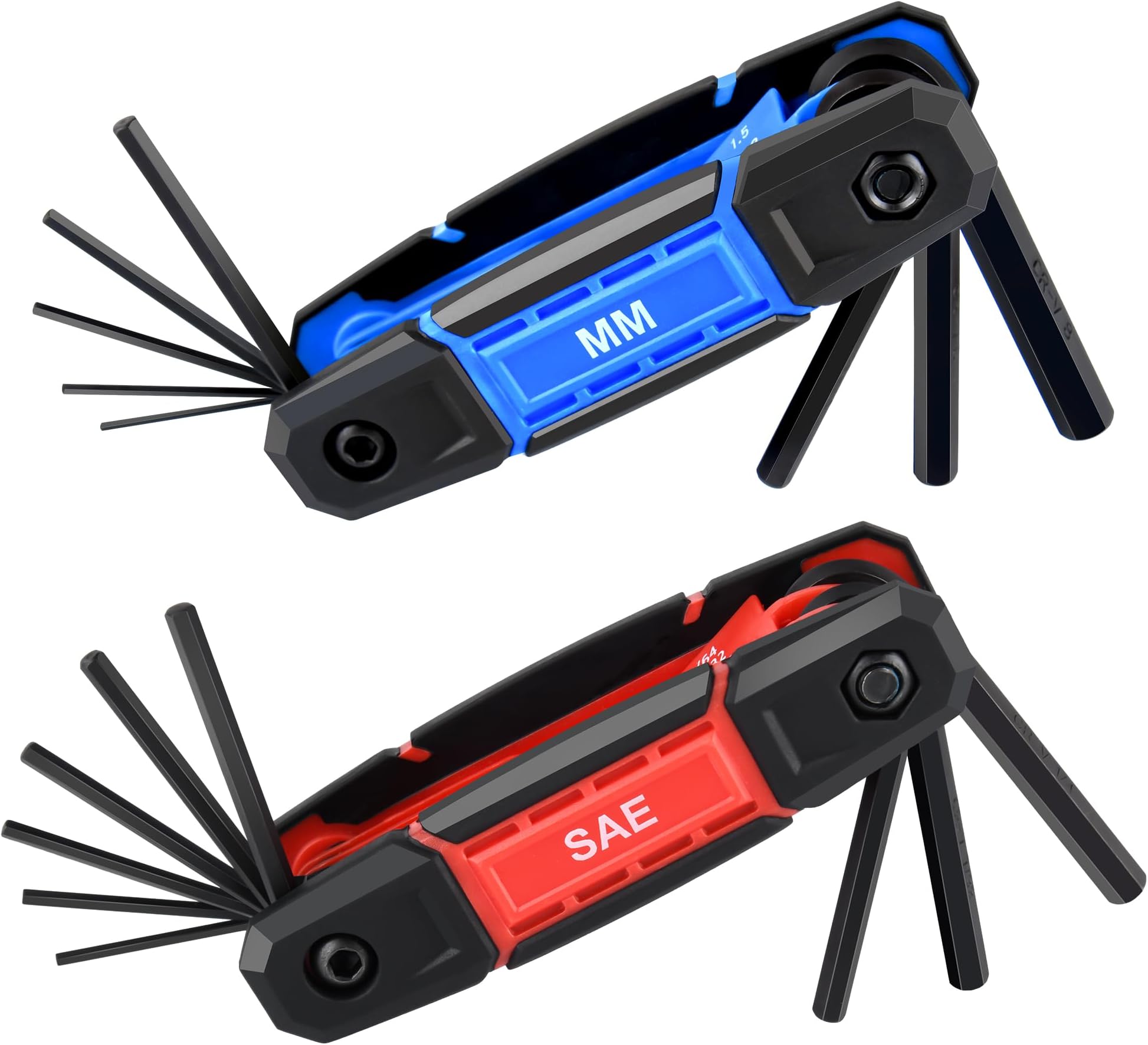 Topline 25-Piece Folding Allen Wrench Set, SAE, Metric, Torx Hex Key ...