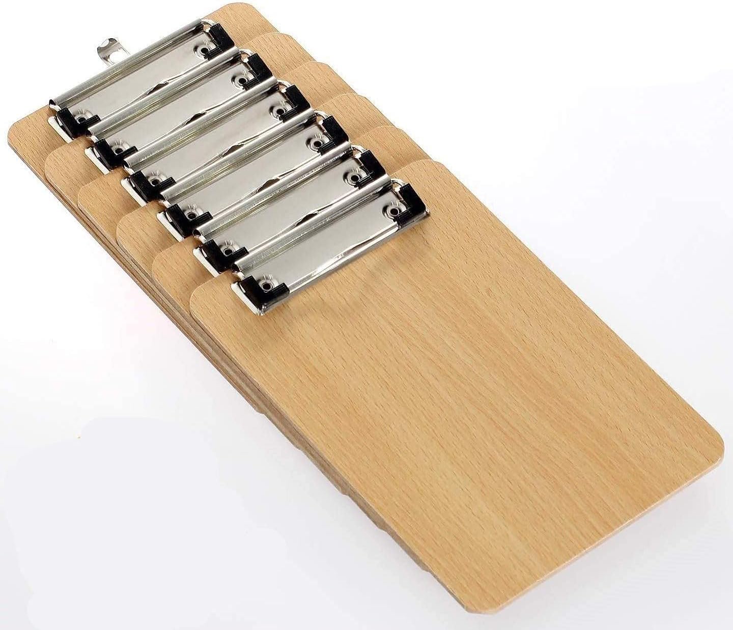 LATERN A4 Clipboards 6 Pack, Low Profile Clip Hardboard with Sturdy ...