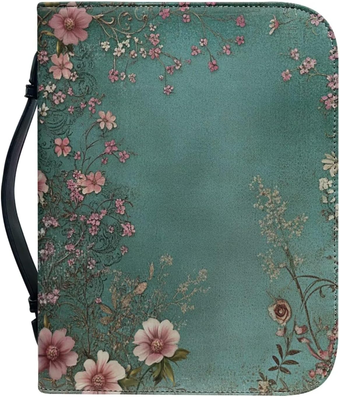 Amazon.com: JUST BLESSED Elegant PU Leather Bible Cover Case for Women ...