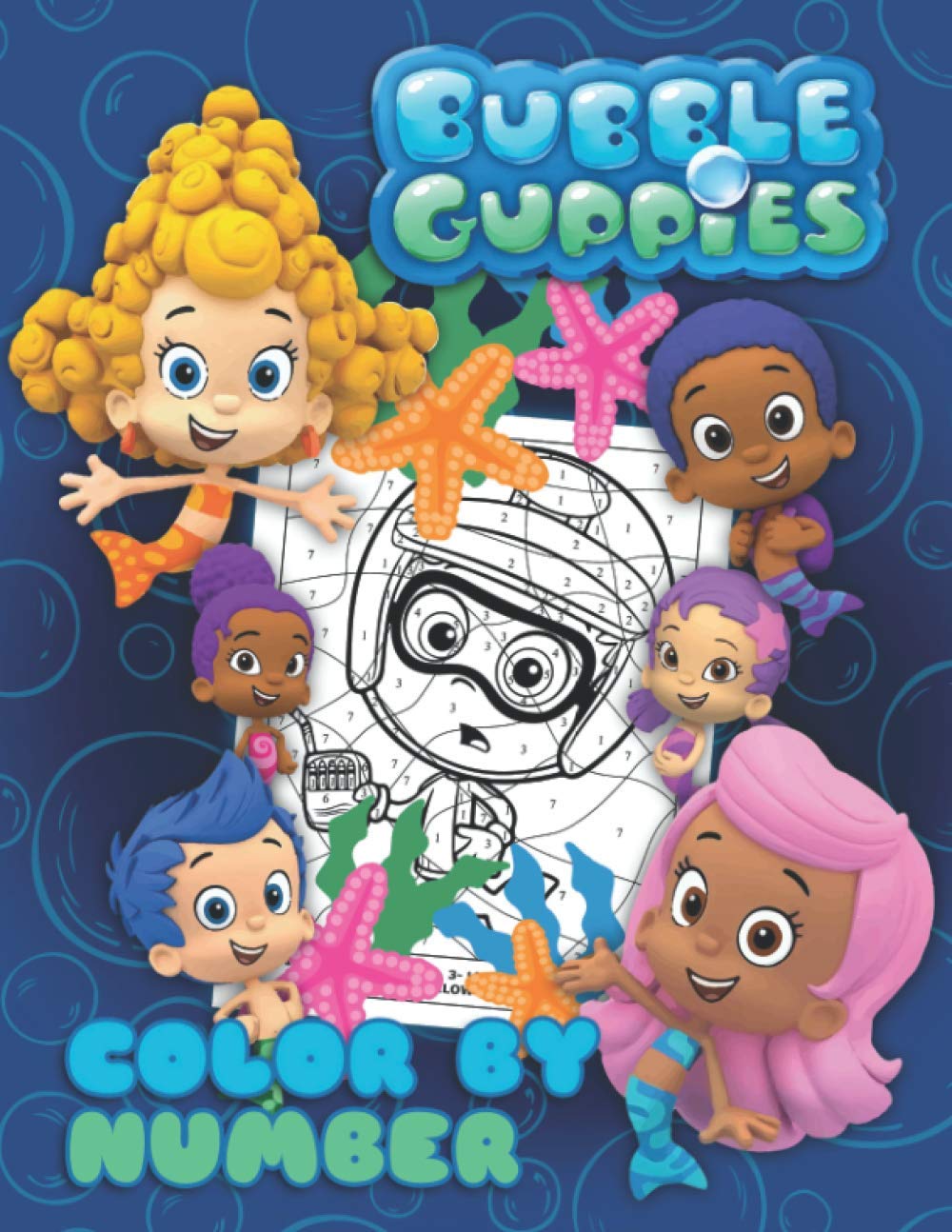 Buy Bubble Guppies Color By Number: High Quality Coloring Book With ...