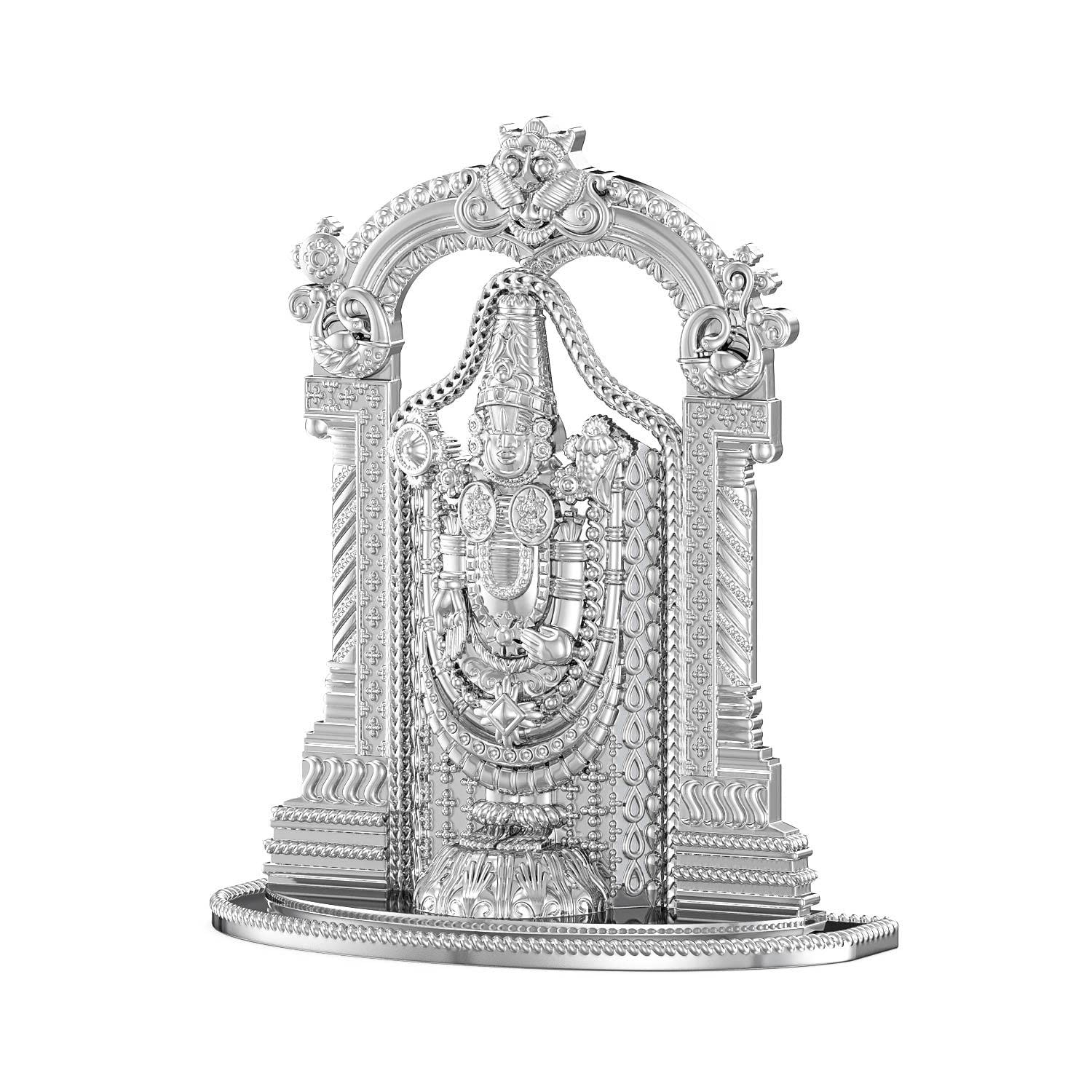 Buy Joyalukkas Lord Balaji Divine Silver Idol Online at desertcartINDIA