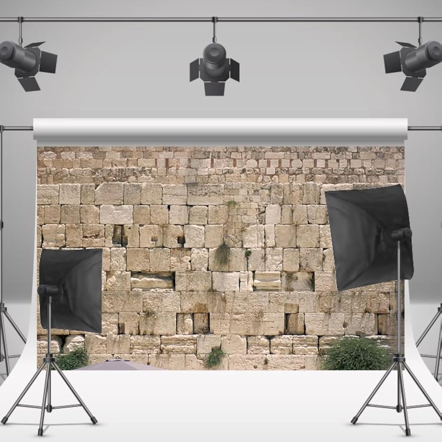 Amazon.com : LOONELO Jerusalem Cityscape Photo Booth Backdrop with 70.8 ...
