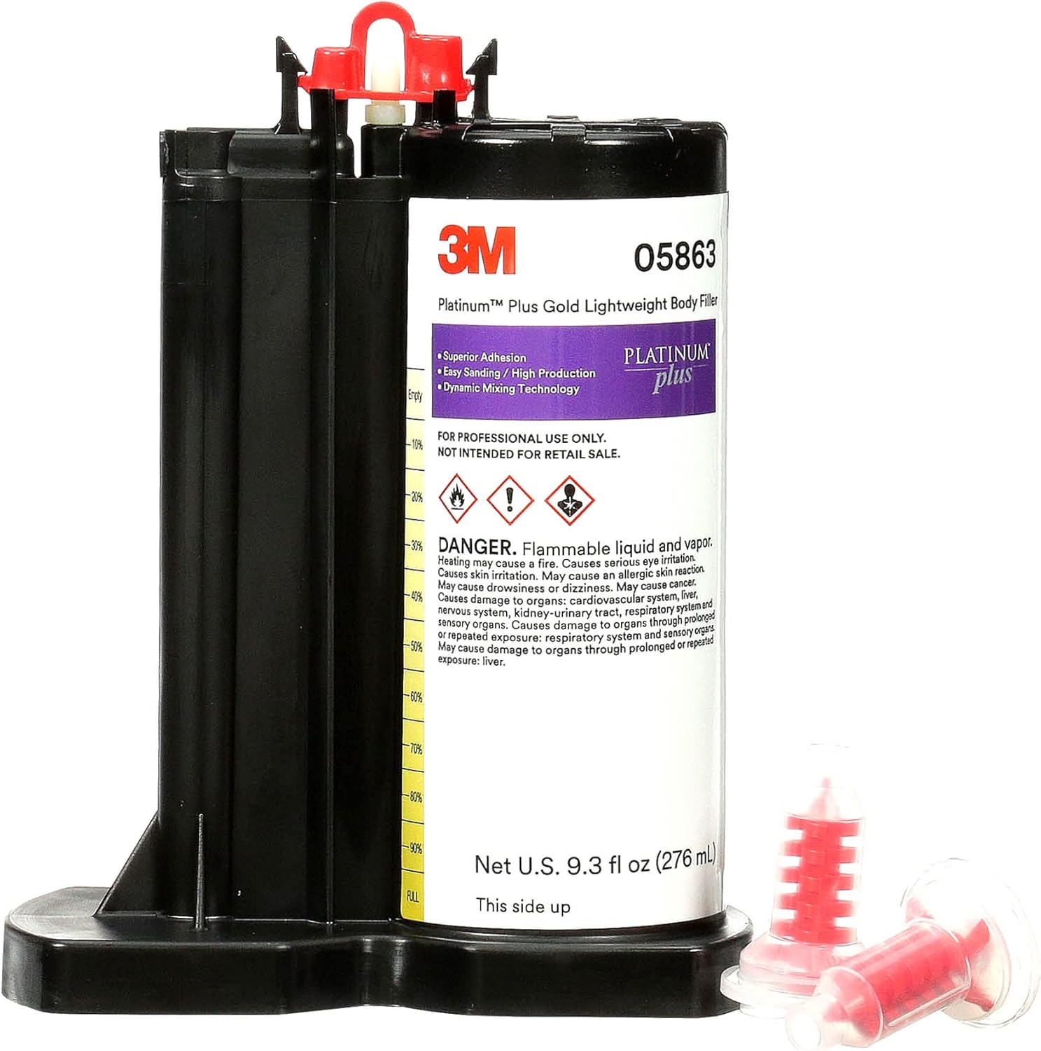 3M Platinum Plus Filler, 05863, 276 mL DMS Cartridge : Amazon.ca: Tools ...