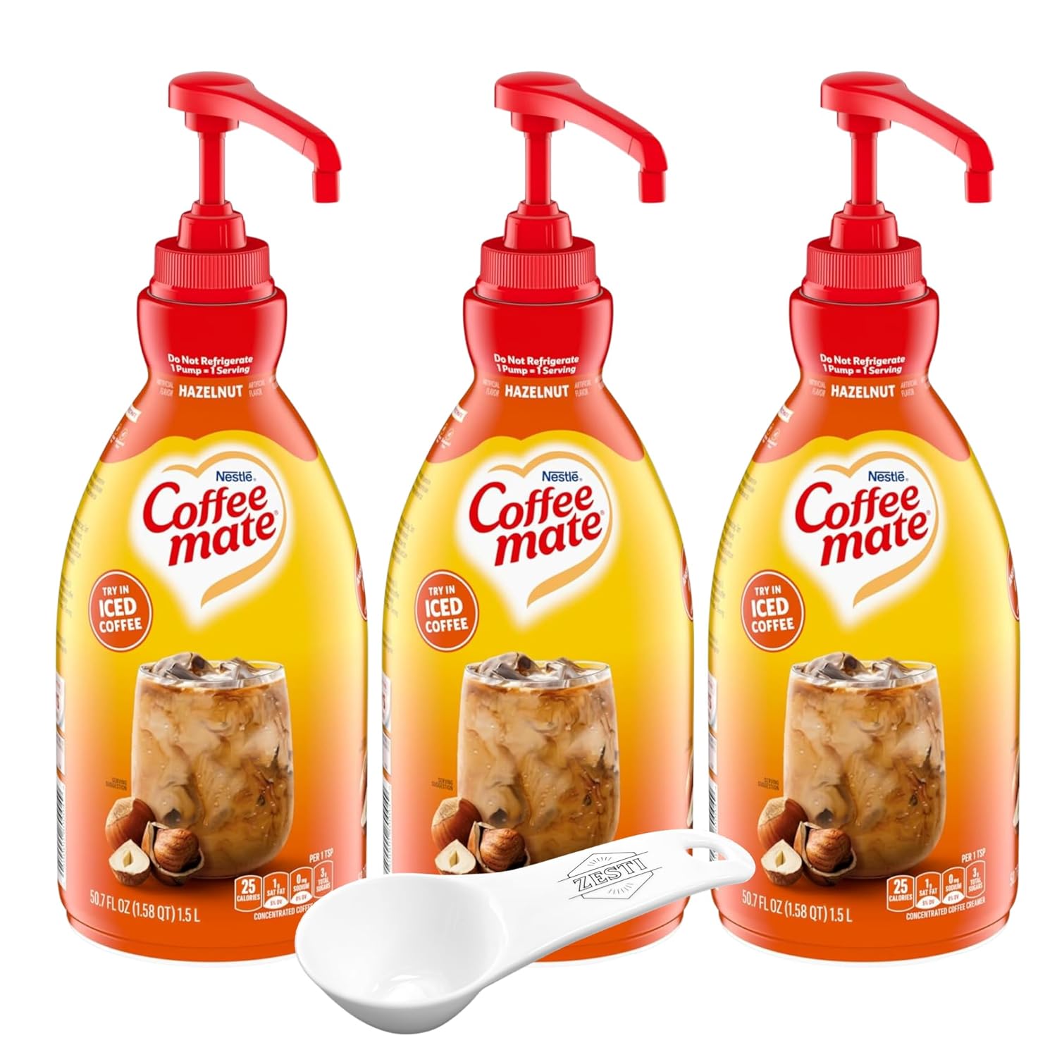 Amazon.com: Hazelnut Coffee Creamer Concentrate for Coffee Mate, 1.5L ...