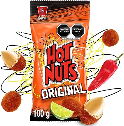 Hot Nuts Cacahuate Original 100g Amazon Mx Alimentos Y Bebidas