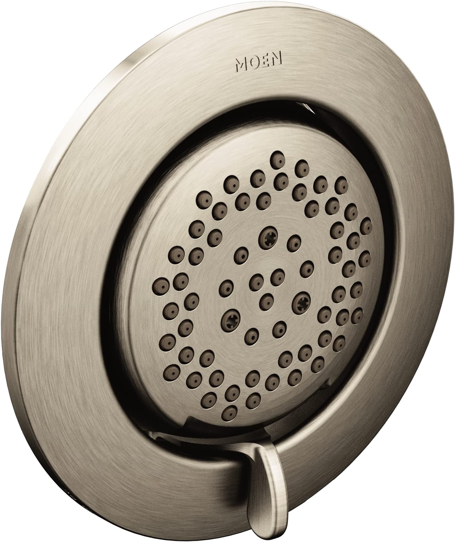 Moen Verso Brushed Nickel Adjustable 9" Diameter Spray Head Rainshower ...