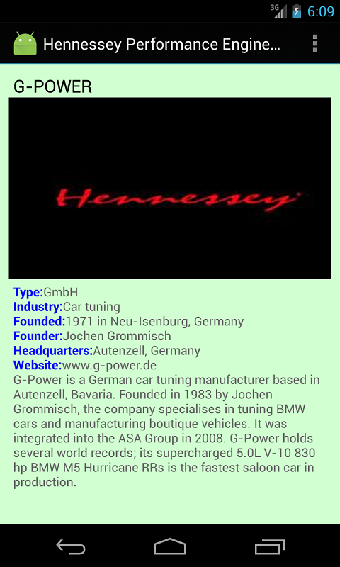 Logo De Performance Hennessey