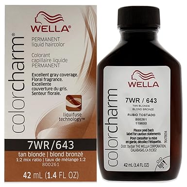 Amazon.com: WELLA Color Charm Permanent Liquid Hair Color for Gray ...