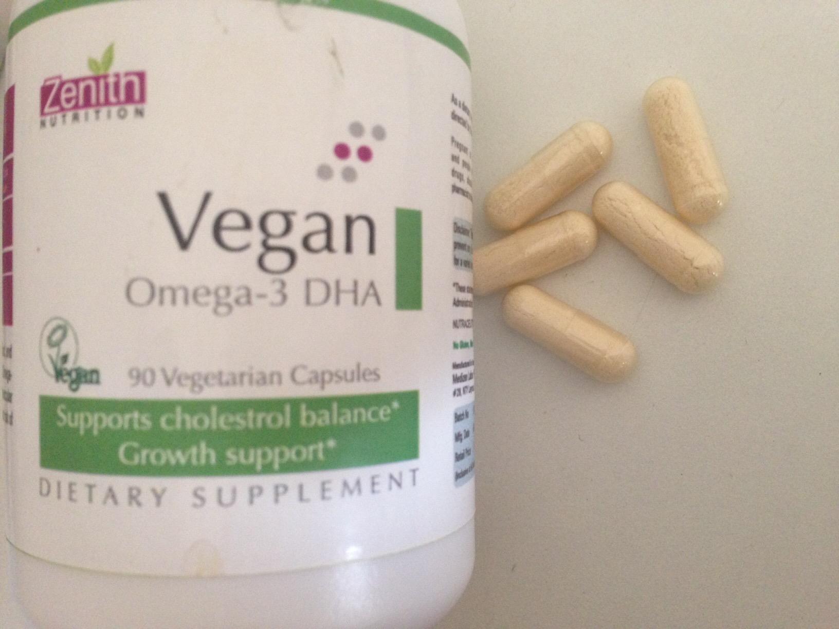 Zenith Nutrition Vegan Omega 3 DHA, Supports Heart, Brain, Joints ...