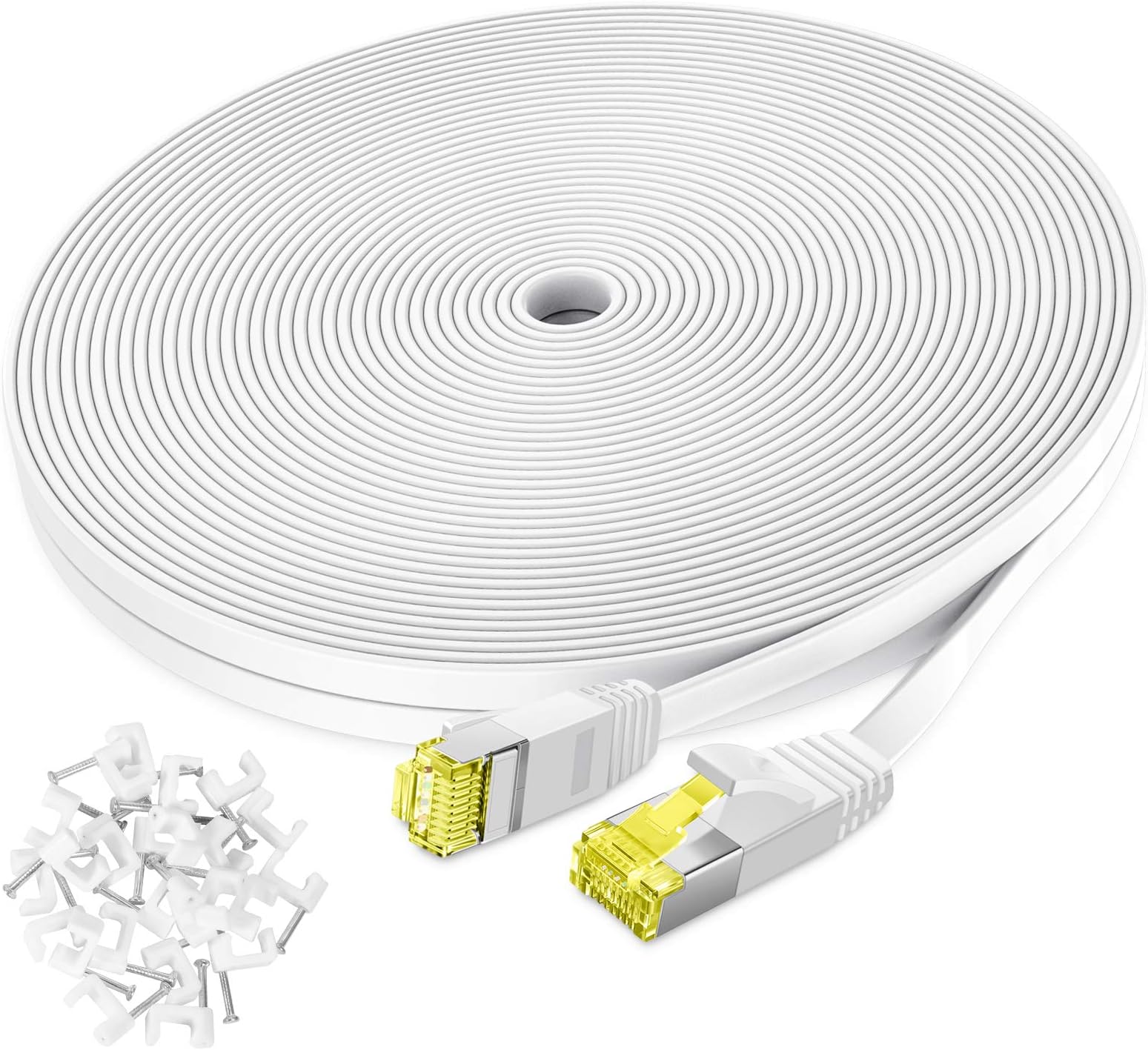 Amazon.com: Ealona CAT6 Ethernet Cable 50 Ft - Long Internet Network ...