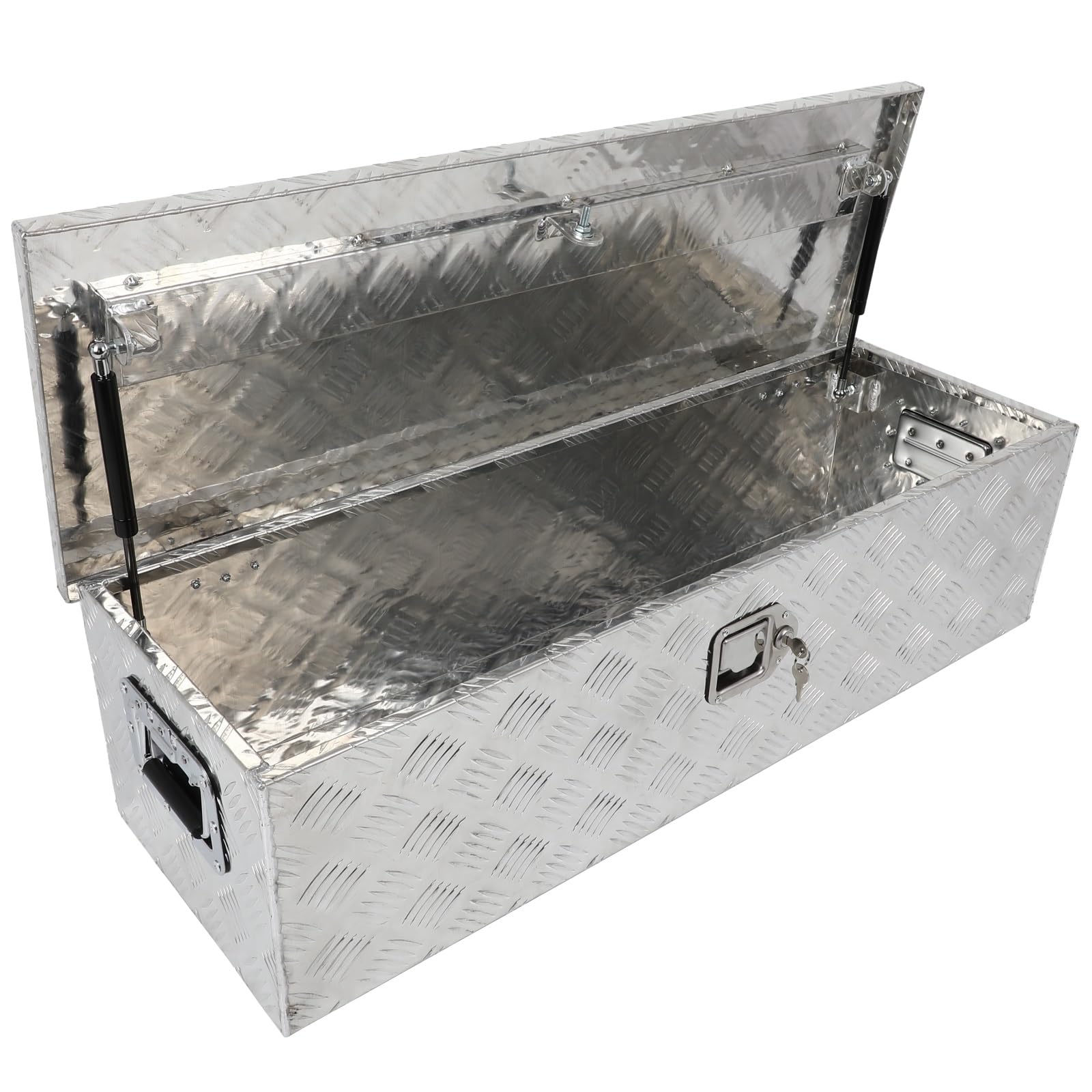 Snapklik.com : ALEGE 39 Inch Tool Box Aluminum Silver Truck Bed Tool ...