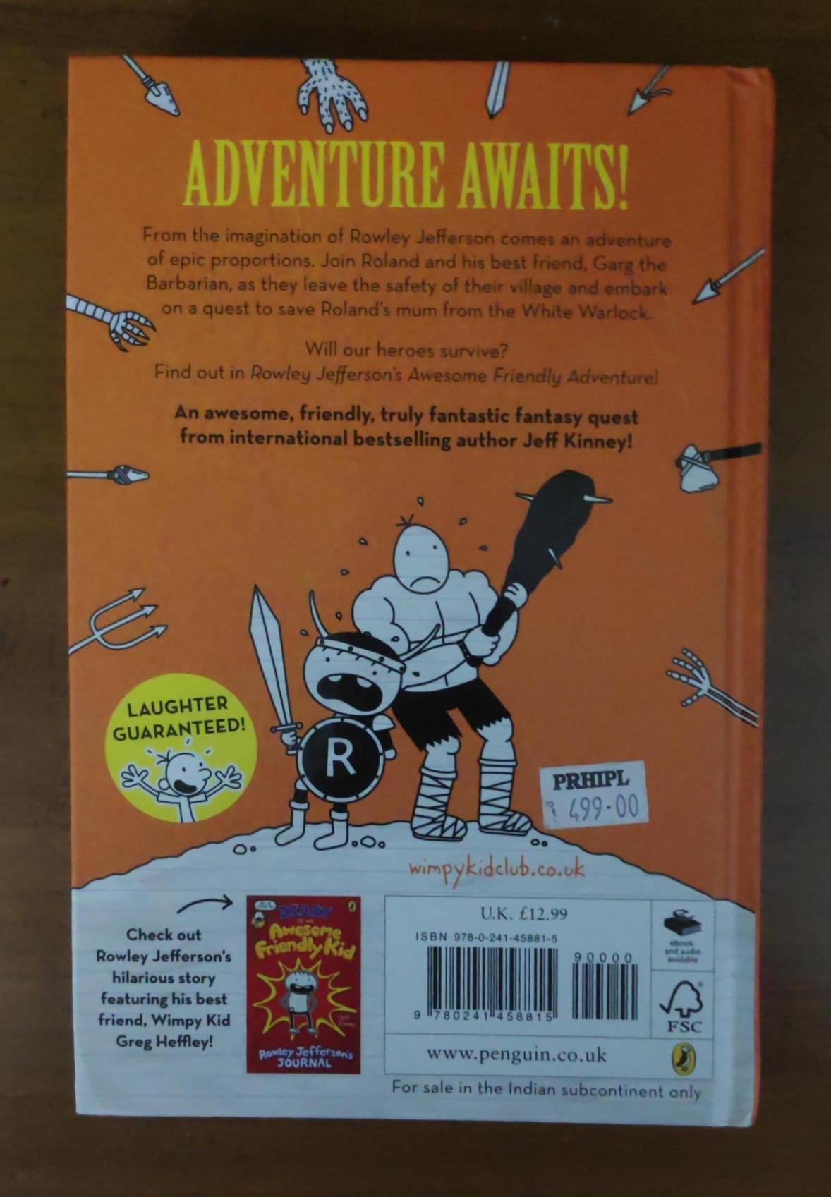 Rowley Jefferson's Awesome Friendly Adventure eBook : Kinney, Jeff ...