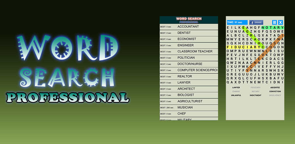 Word Search Professional - App on Amazon Appstore