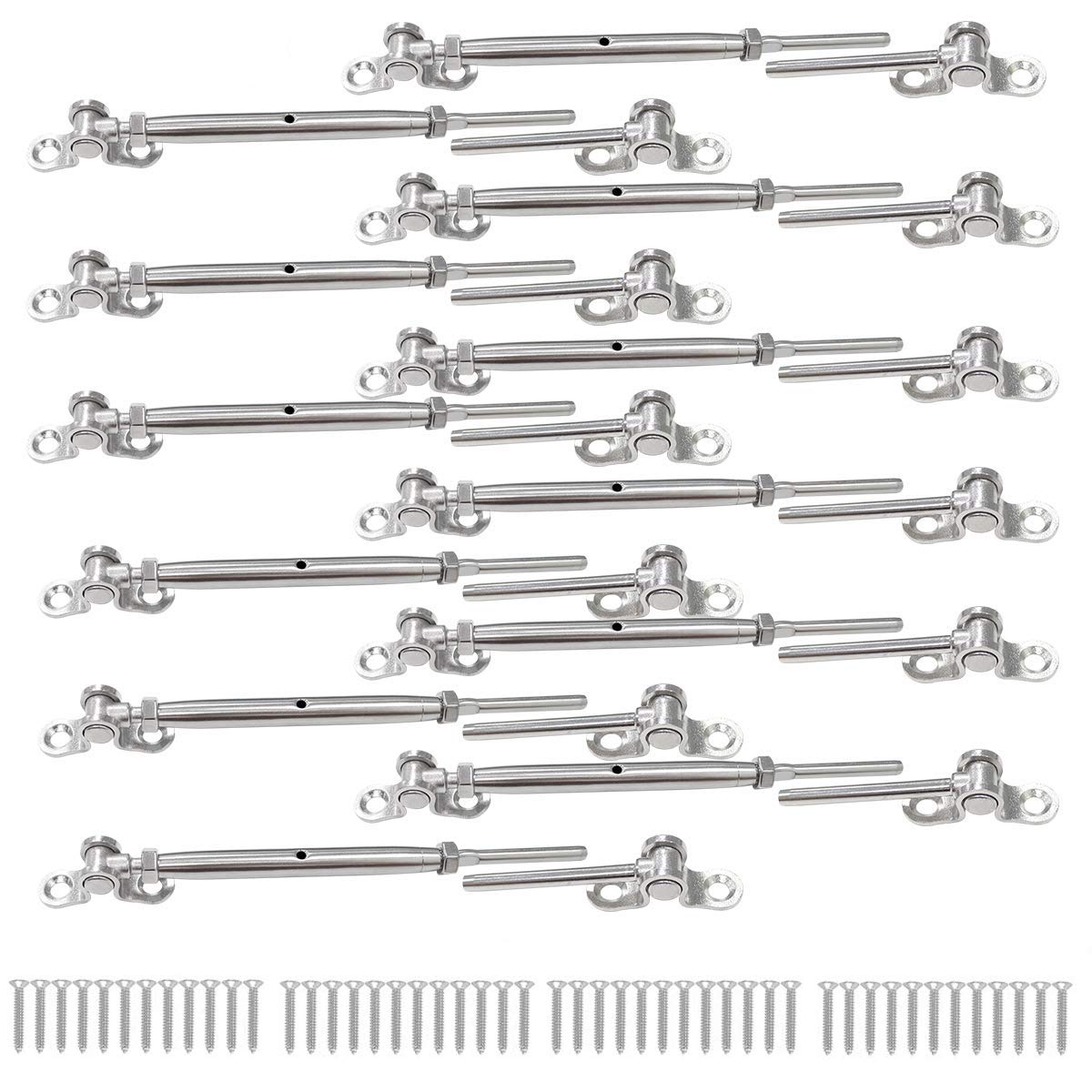 Buy TooTaci T316 Stainless Steel Adjustable Angle 180° Cable Railing ...