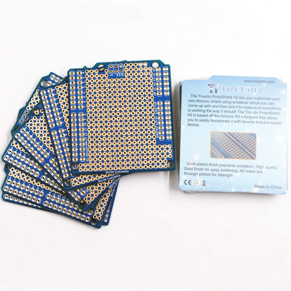 Snapklik.com : Treedix 6PCS Prototype Shield Board PCB Breadboard ...