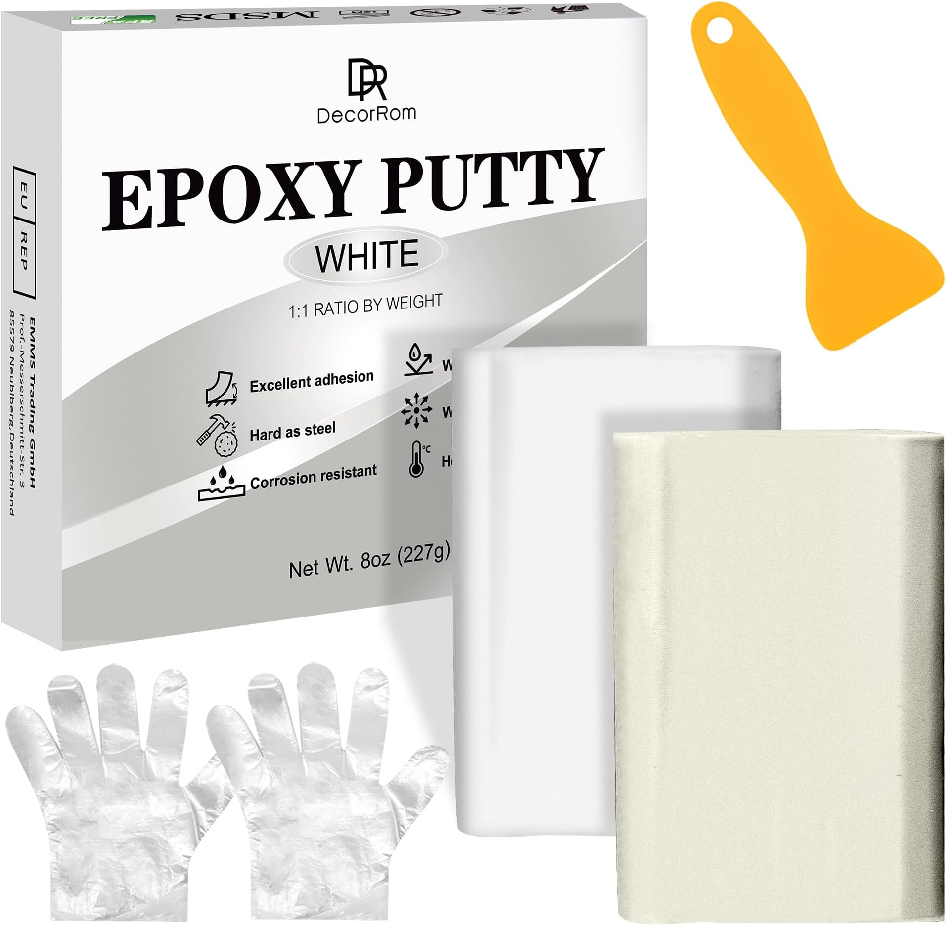 Epoxy Putty - 8oz / 227g Pool Putty, 2 in 1 Underwater or Above Fast ...