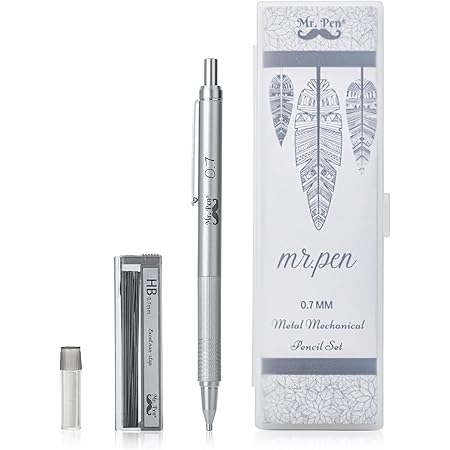 Amazon.com : Mr. Pen- 0.7mm, Drafting Pencil, Metal Mechanical Pencils ...