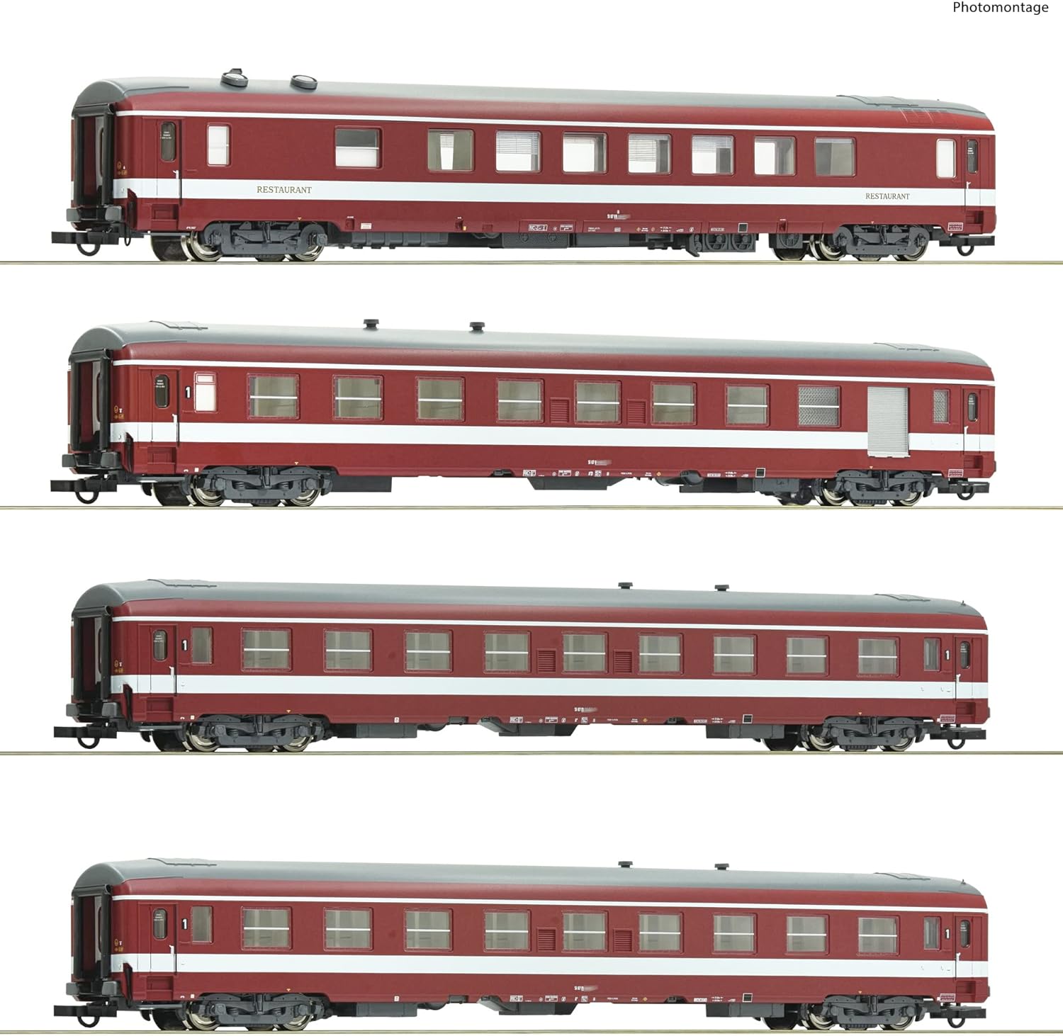 Amazon.com: Roco Passenger Wagons - Personenwagen - Le Capitole - SNCF ...