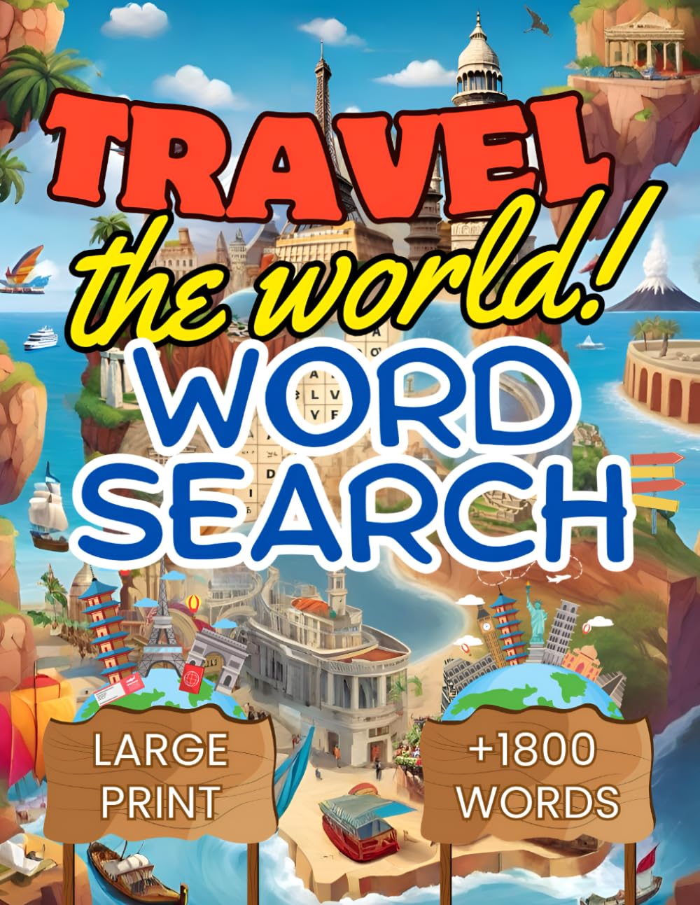 Travel the world word search: Engaging Word Searches for All Ages ...