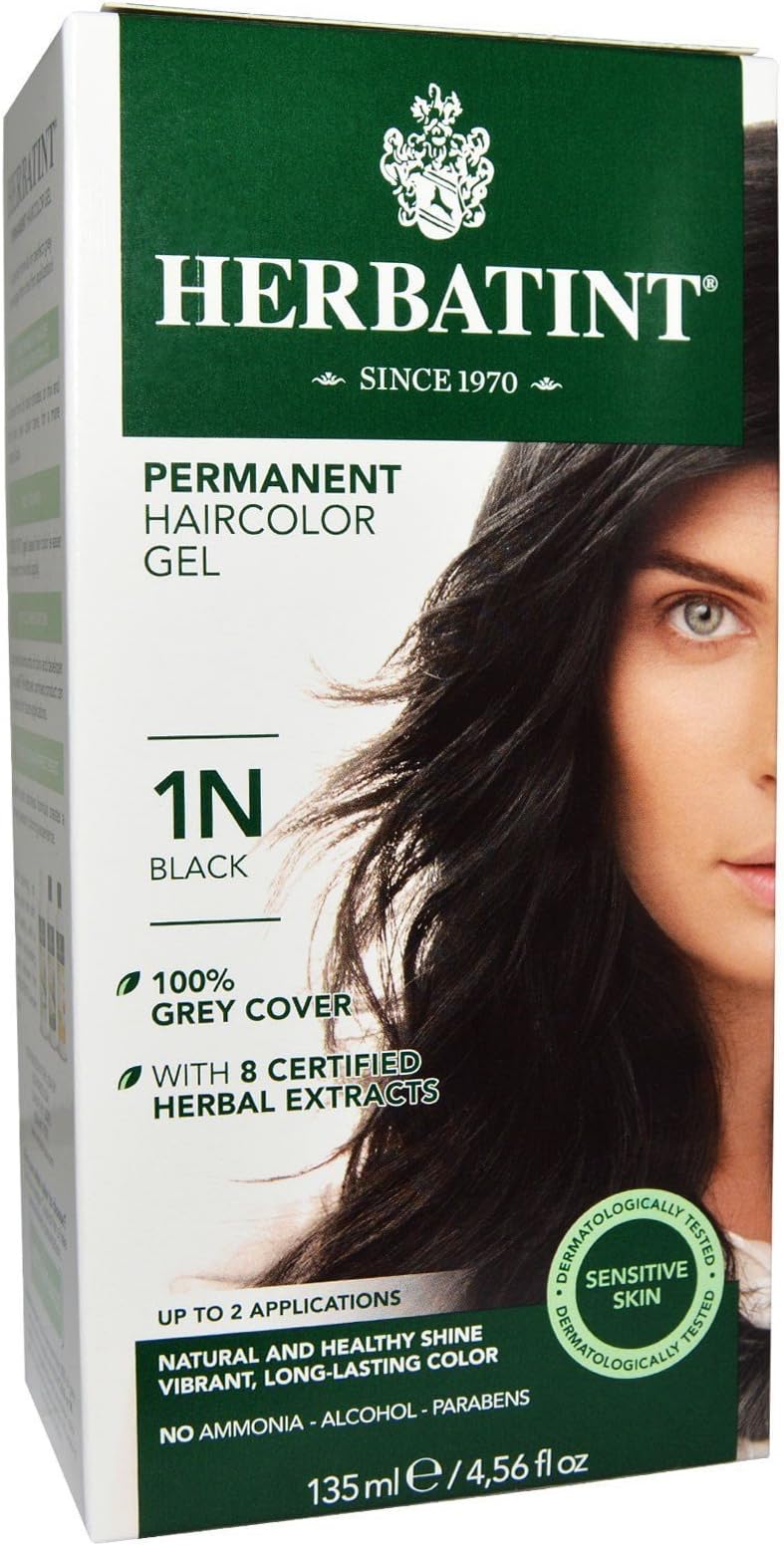 Amazon.com : Herbatint 2n Brown Permanent Herbal Haircolour Gel 1 Box ...