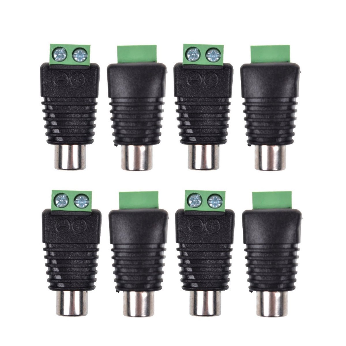 Amazon.com: HTTX RCA Female Plug to AV Screw Terminal Audio/Video ...