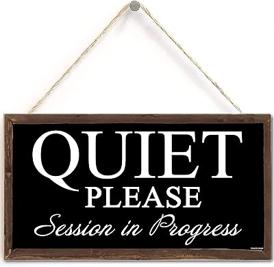 Amazon.com: Meijiafei Quiet Please Spa Treatment in Progress - Pretty ...