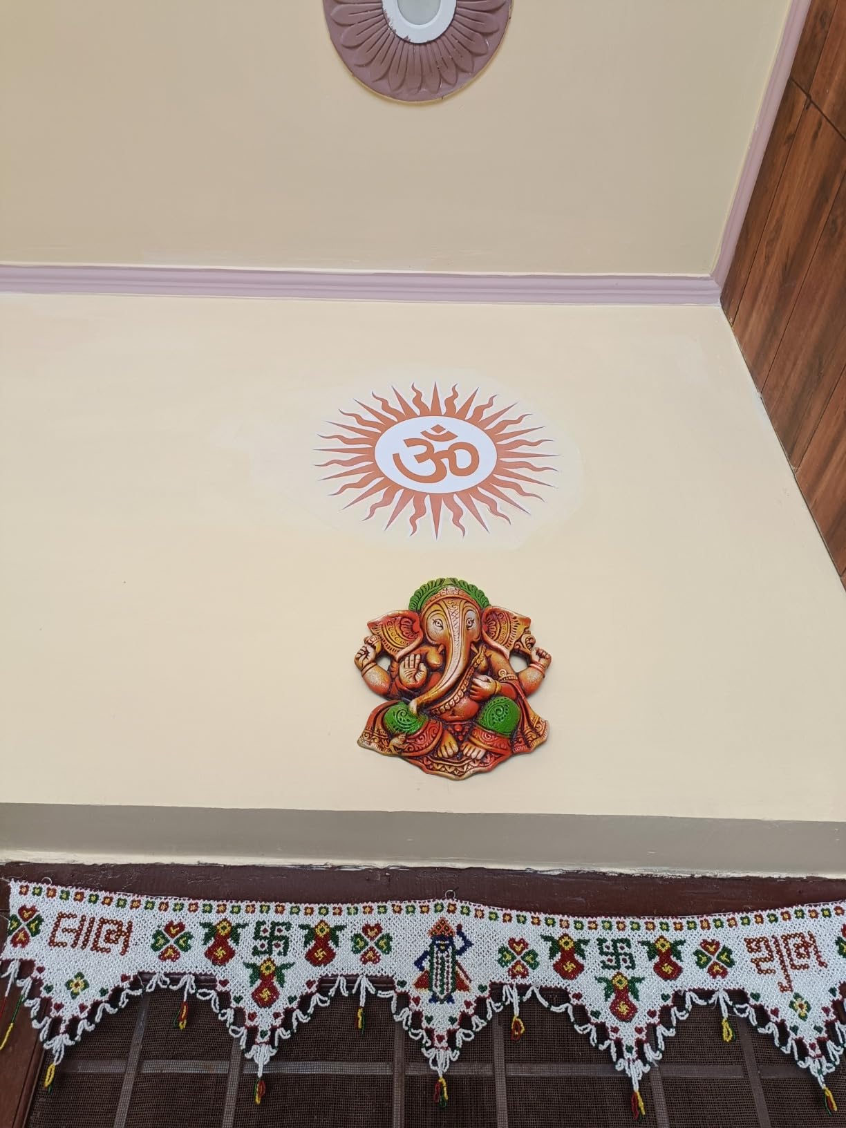 Rangoli Large Modern Art Wall Sticker Mullticolor Vinyl Sticker 40cm or ...
