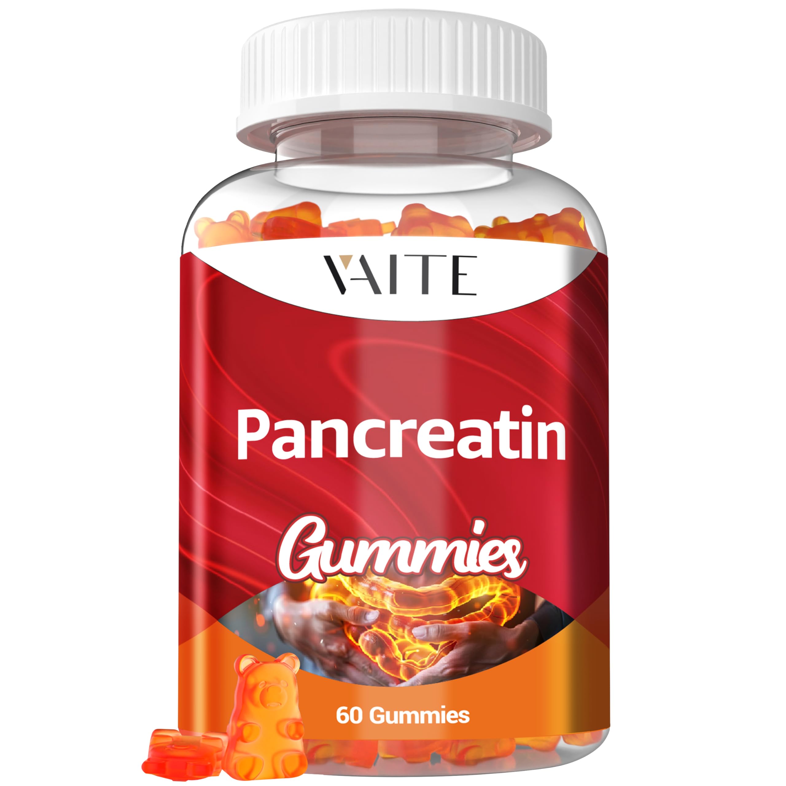Amazon.com: Pancreatic Digestive Enzymes Blend Gummy 1000mg – Supports ...