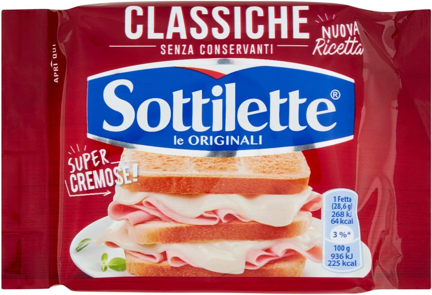 Sottilette Le Classiche, 285g : Amazon.it: Alimentari e cura della casa
