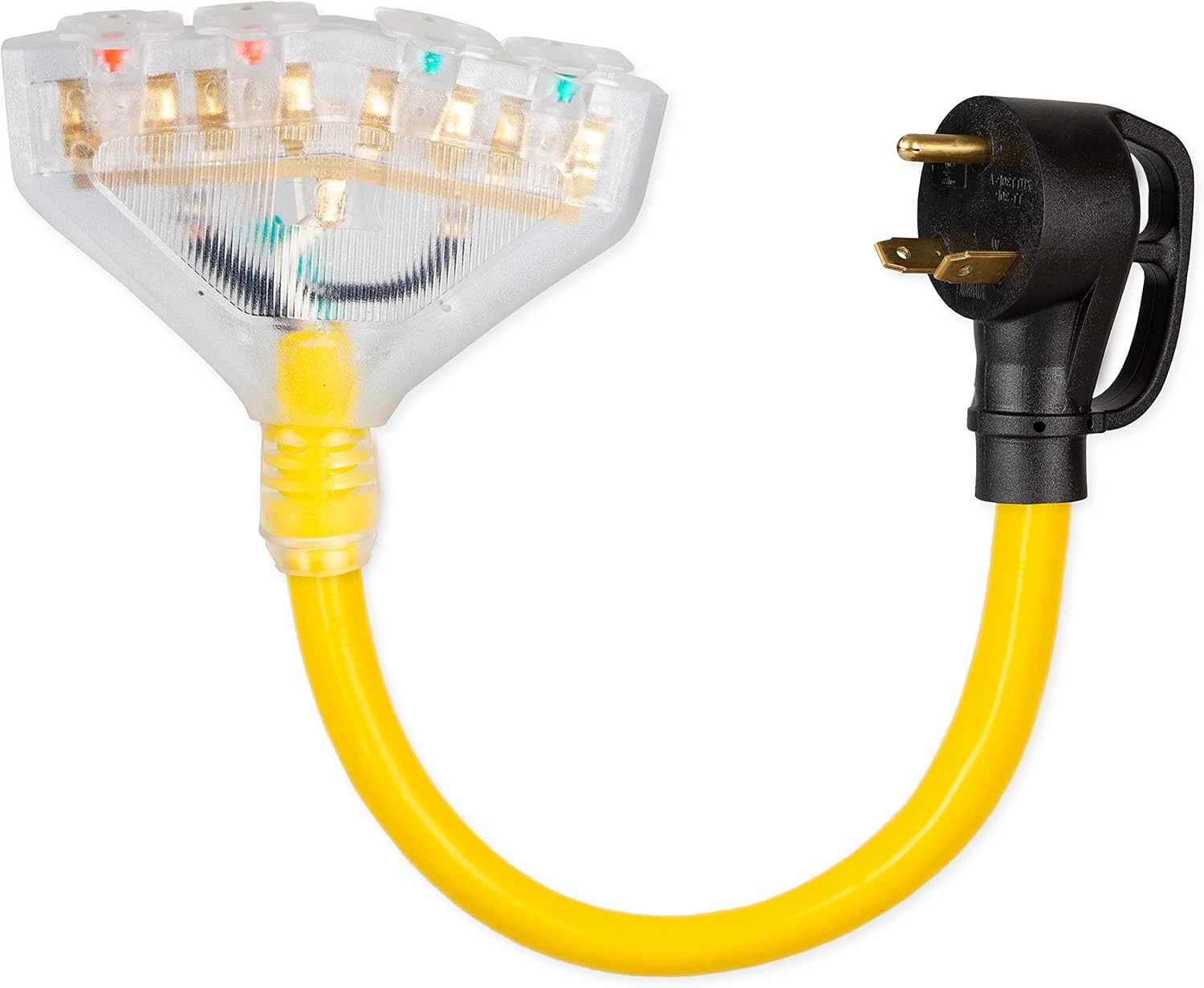 Amazon.com: IRON FORGE CABLE 30 Amp to 20 Amp RV Electrical Adapter ...