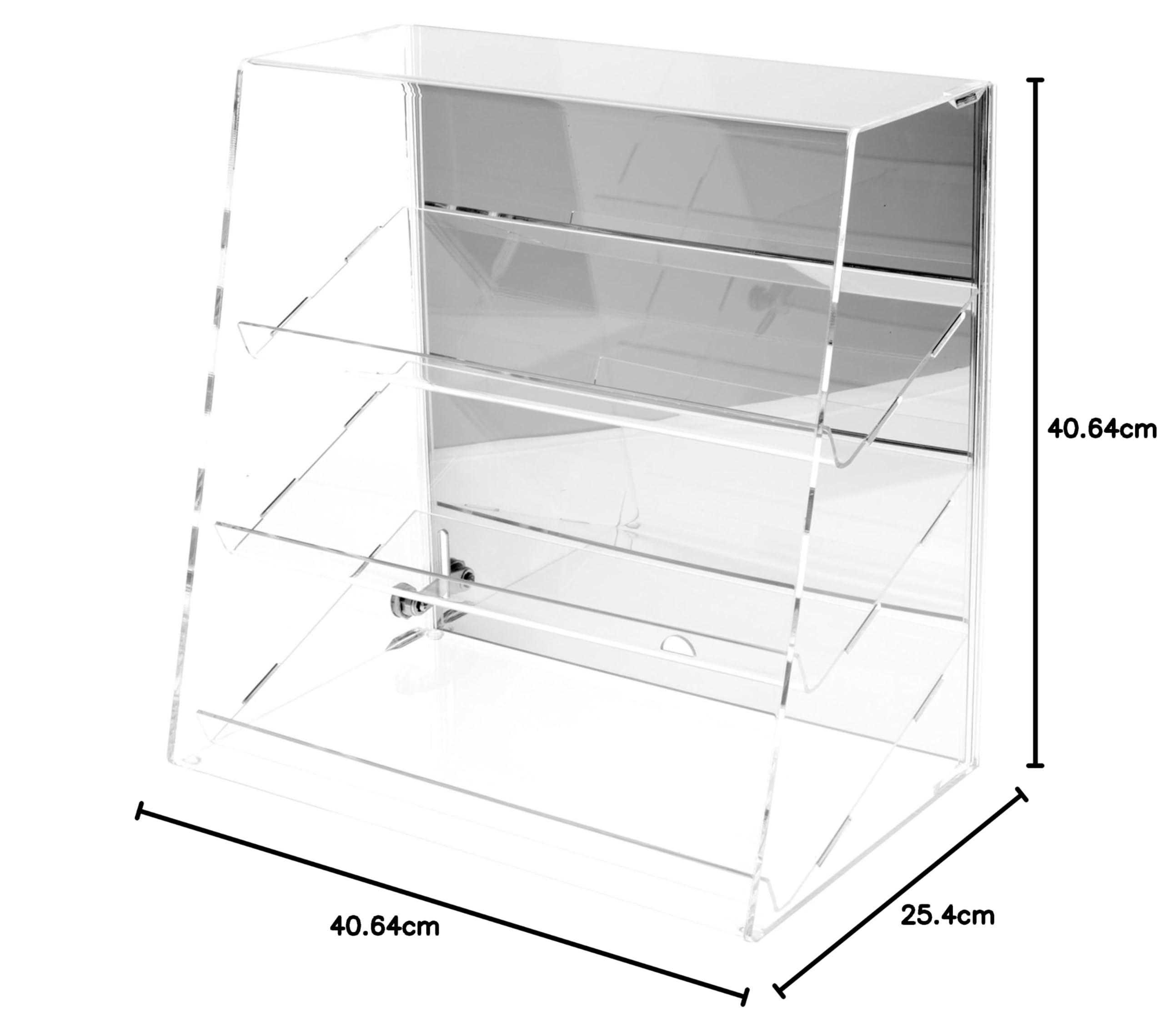 Angled Display Case Stonefield Double Display Cabinet – Elegant